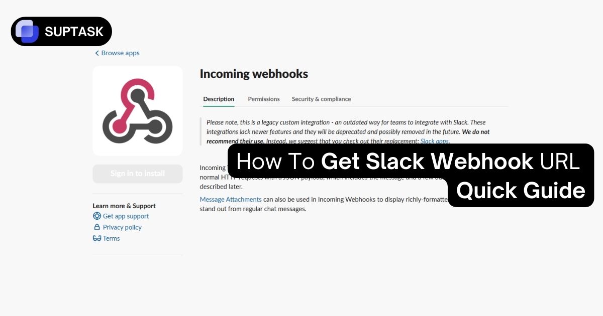 How To Get Slack Webhook URL - Quick Guide